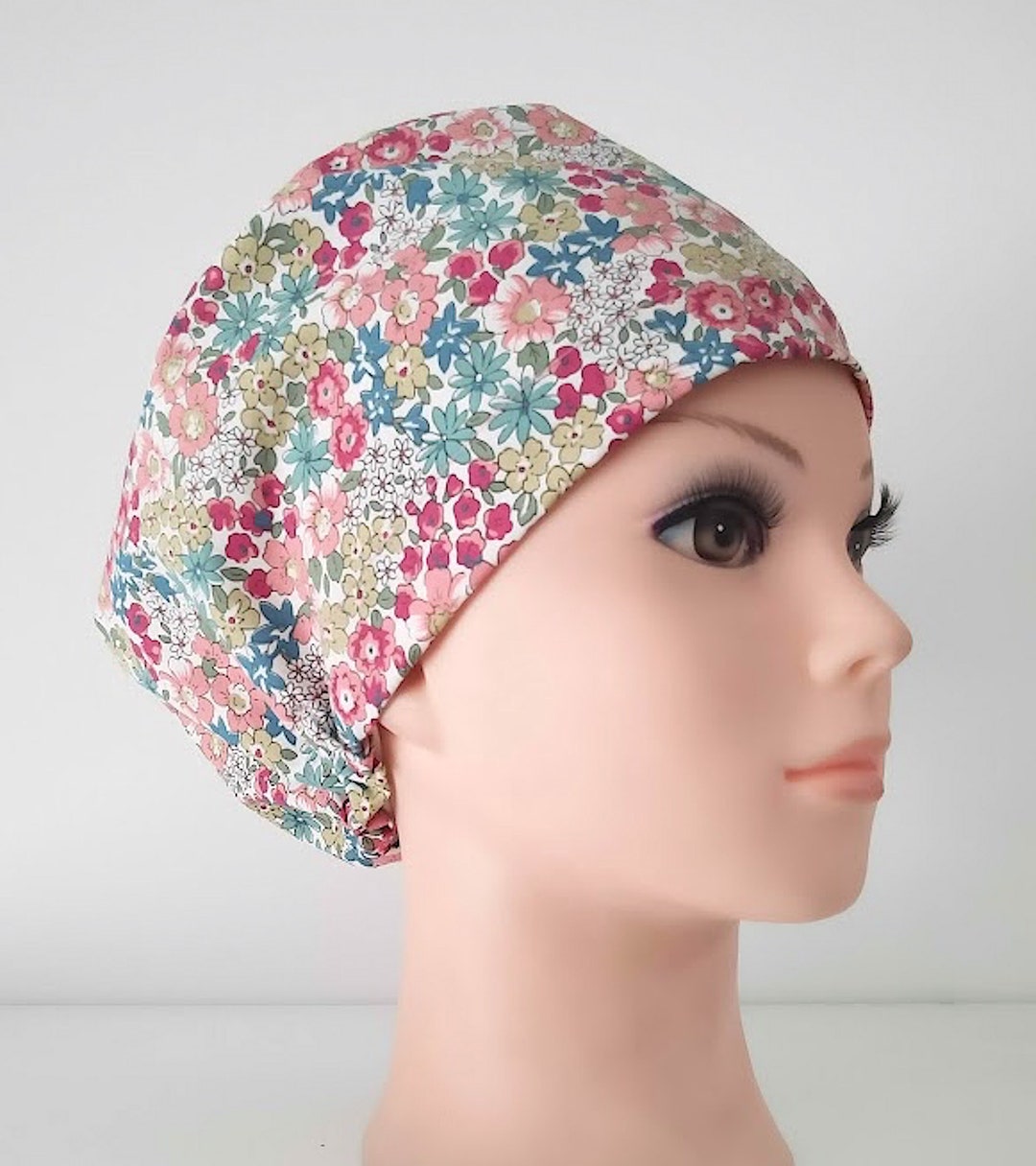 Euro Scrub Cap Scrub Caps for Women Euro Style Scrub Caps - Etsy