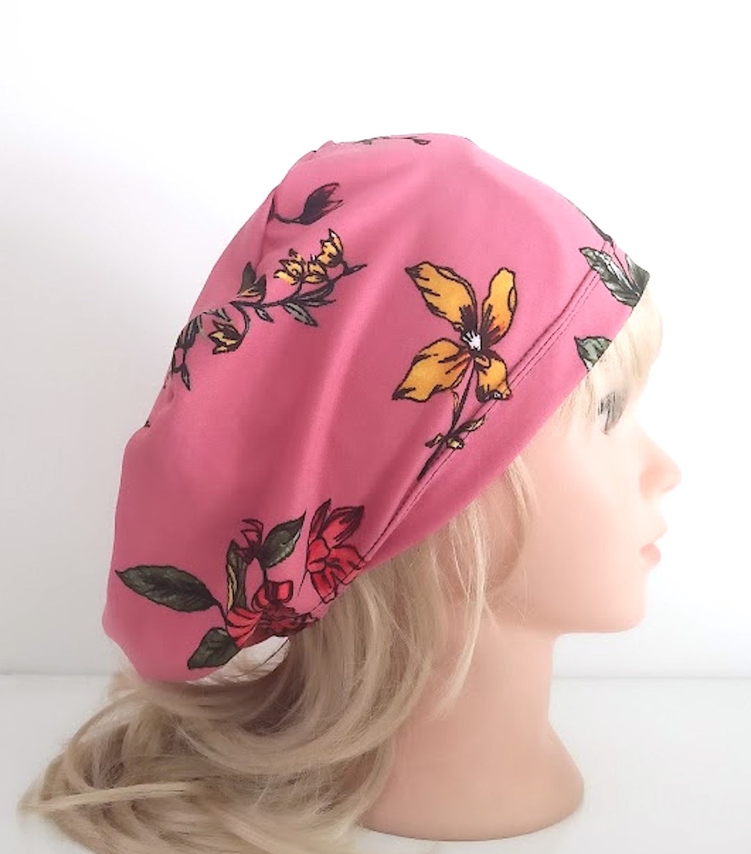 Stretchy Scrub Cup, Surgical Euro Hat, Handmade Quick Ship USA - - Etsy