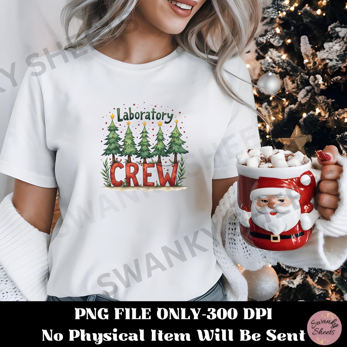 Laboratory Crew PNG Design, Cute Christmas PNG, Christmas Medical ...