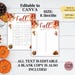 EDITABLE Fall Bucket List, Autumn Activities Checklist, Fall to Do List ...