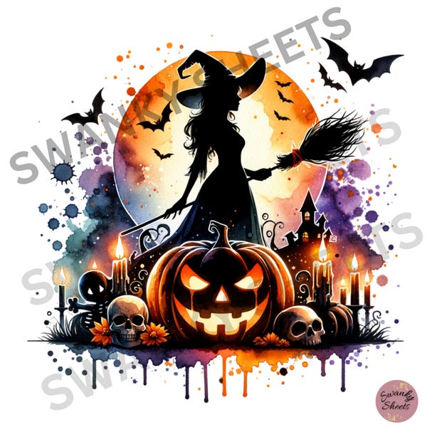 Skull Print for Halloween - Etsy