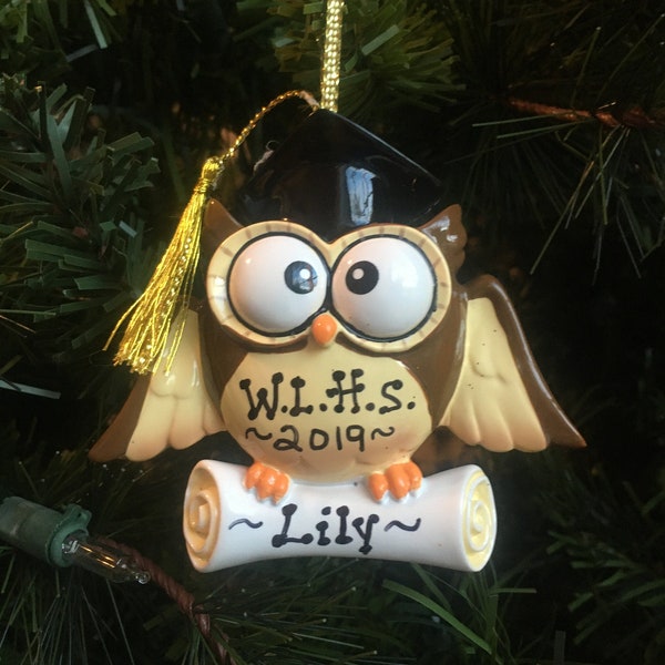Owl Ornament - Etsy