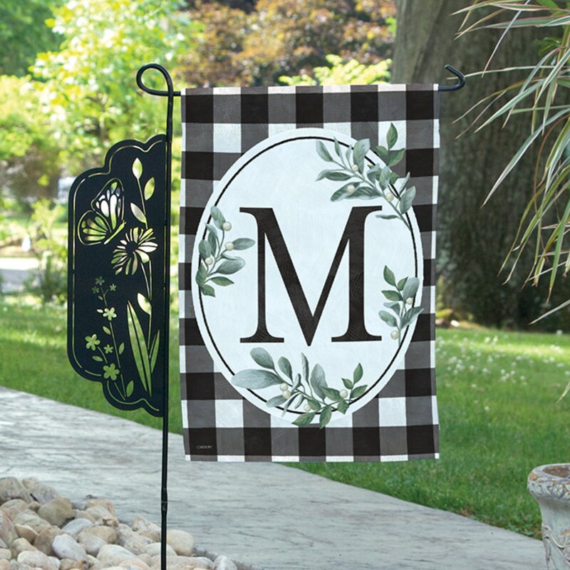 Monogram Garden Flag - Etsy