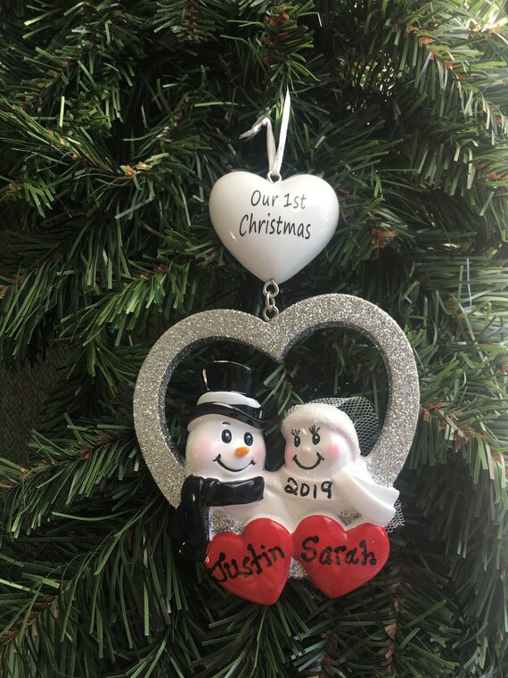 Christmas ornaments 1st year marriage store