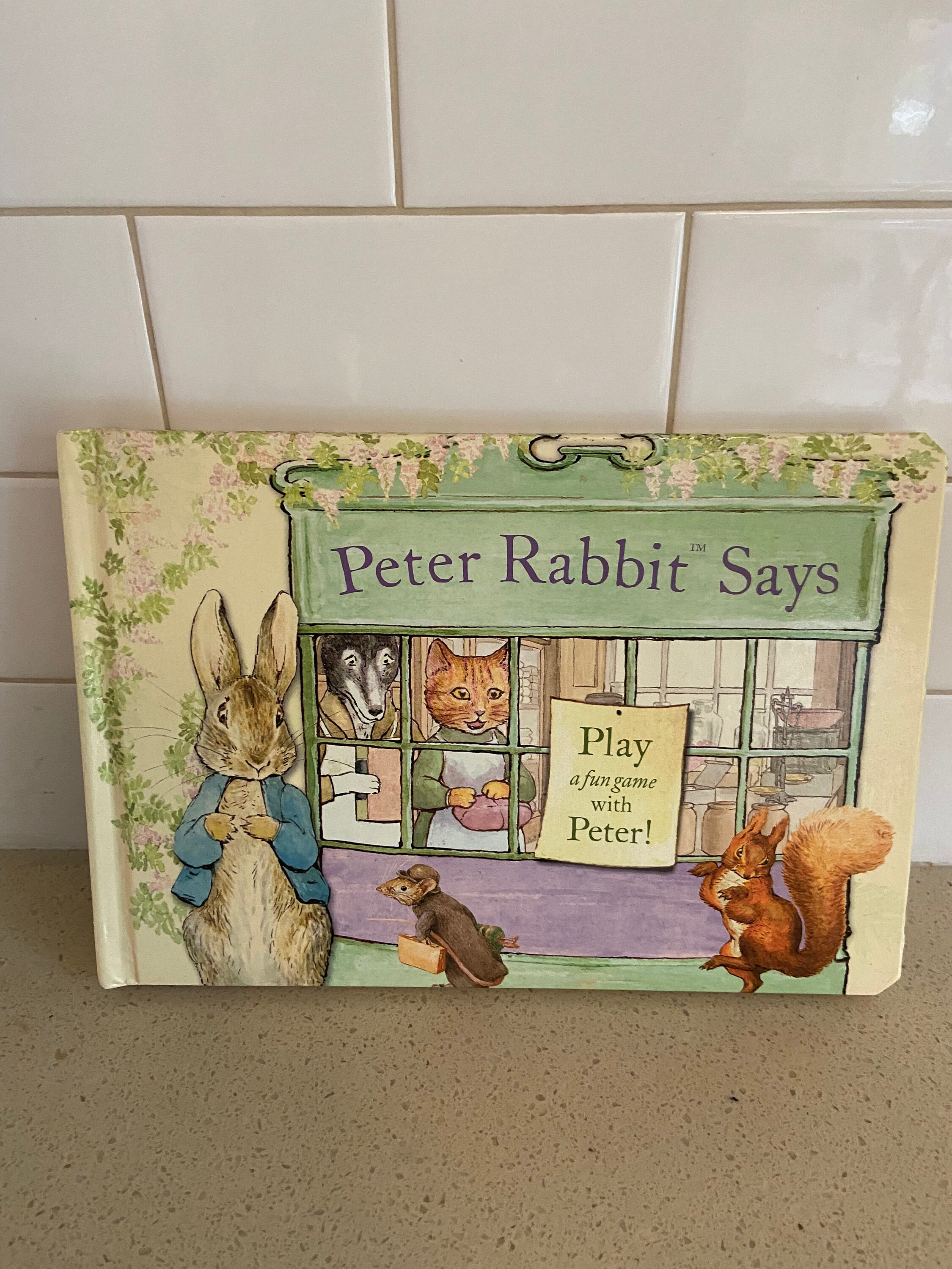 Vintage Peter Rabbit Book Set – Lift-the-flap & Says Book - Etsy