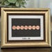 Copper Coin 7 Year Anniversary Gift - Framed Straight Line ...
