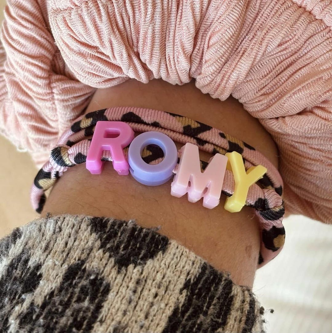 Customizable and Colorful Adult Bracelet - Etsy