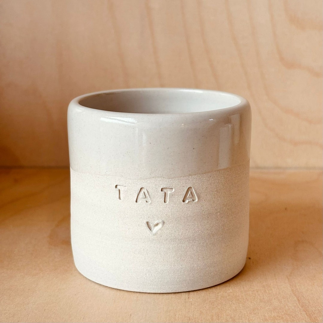 Ceramic "tata" Mug - Etsy