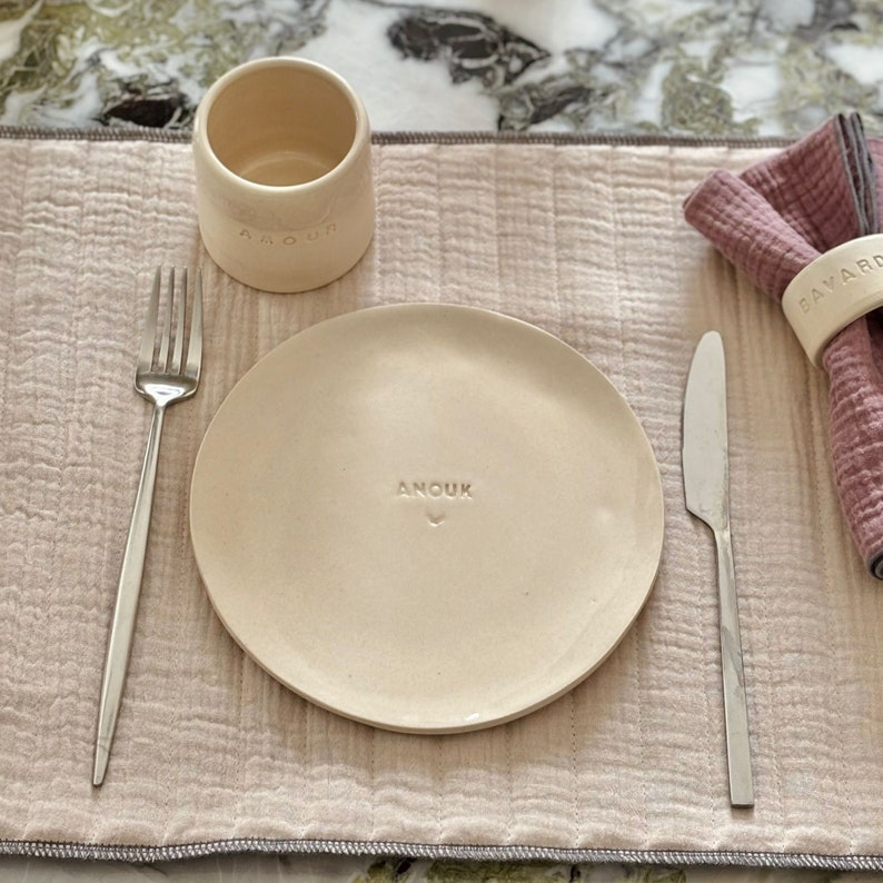 Personalized Ceramic Plate 19 Cm - Etsy