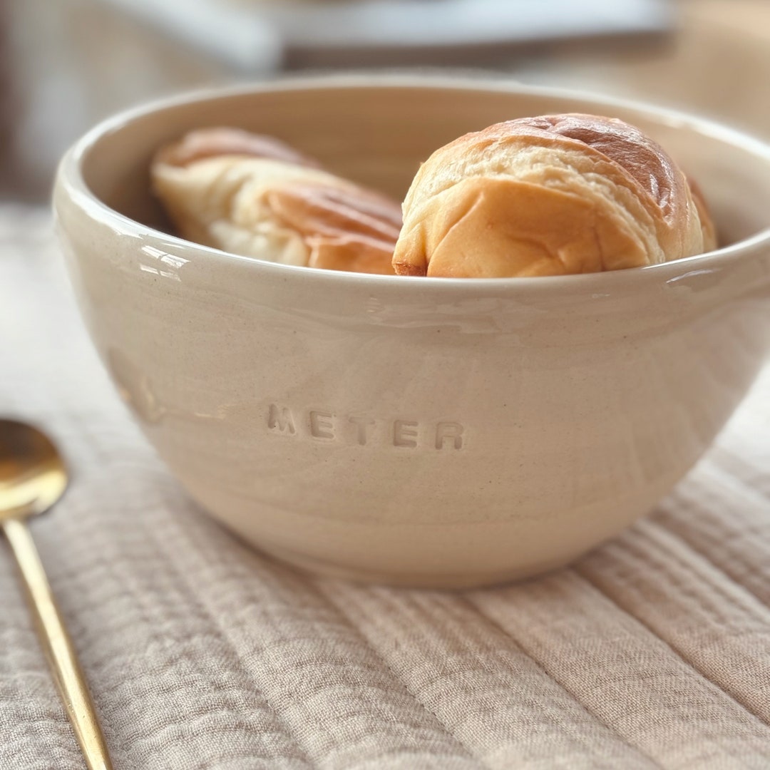 Large Personalized Ceramic Bowl - Etsy
