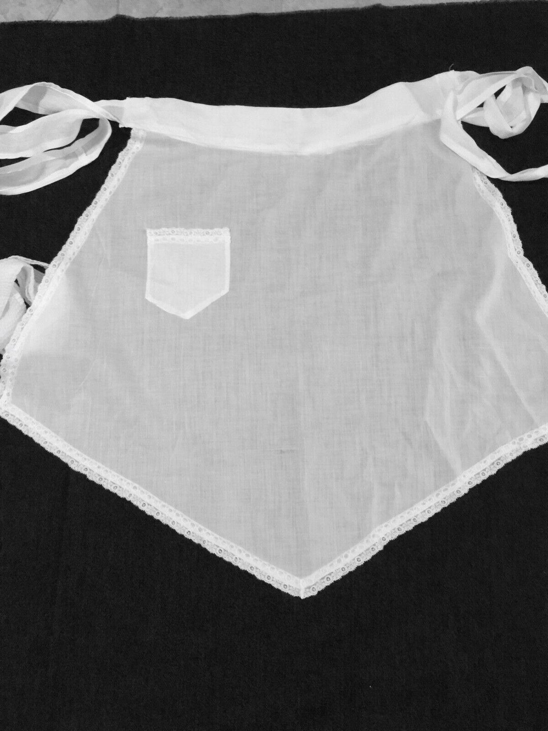 Vintage Small Apron White Halloween Octoberfest Costume Apron White ...