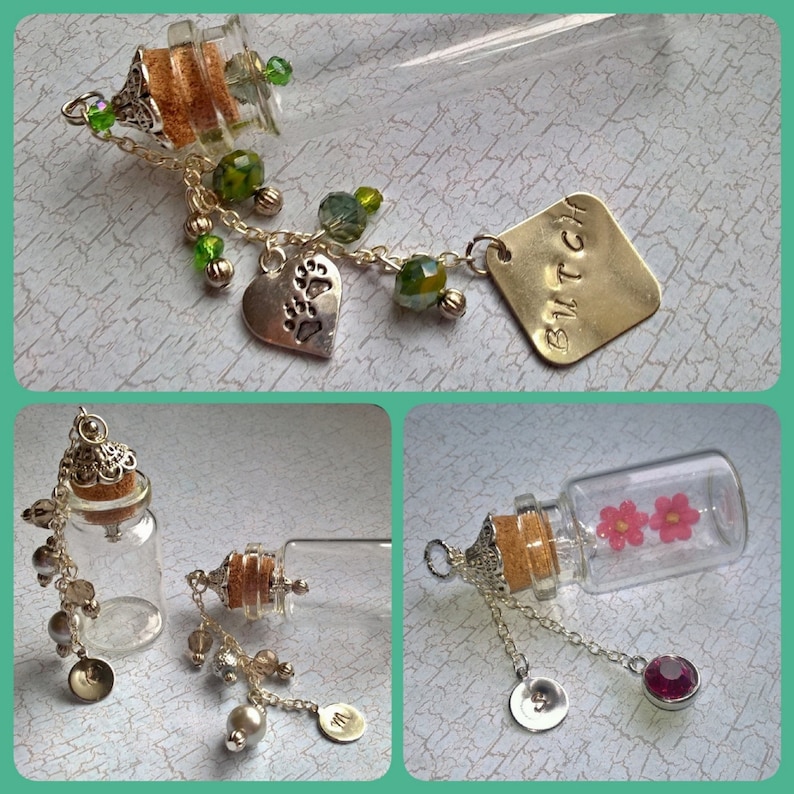 Custom Preserved Glass Vial Displays - Pendant - Ornament - Baby's ...