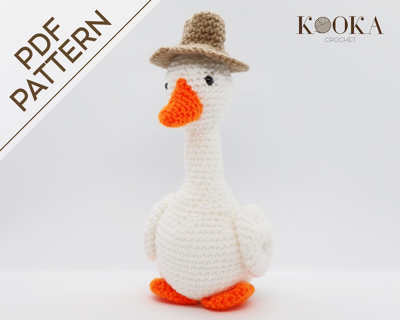 EASY PATTERN: Crochet Goose Pattern in English PDF Amigurumi - Etsy Canada
