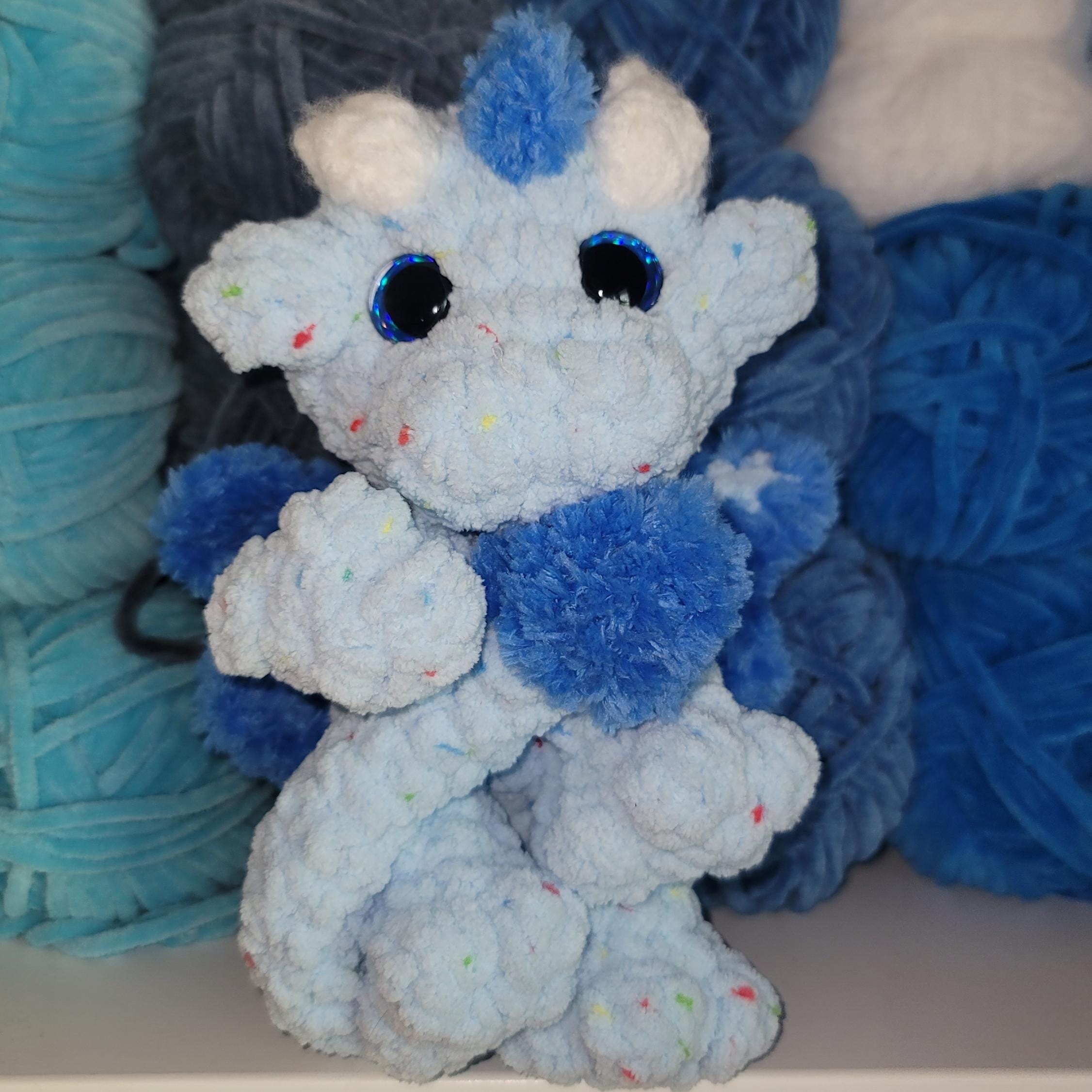 Dragon Cuddler / Snuggler - Handmade Crochet Plushy - Etsy