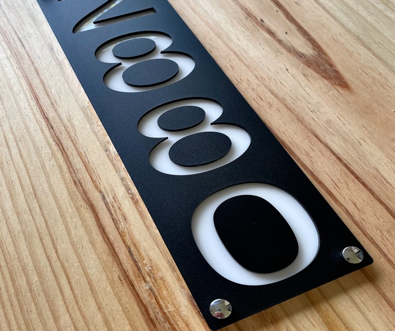 Vertical Address Sign House Address Sign Address Plaque - Etsy