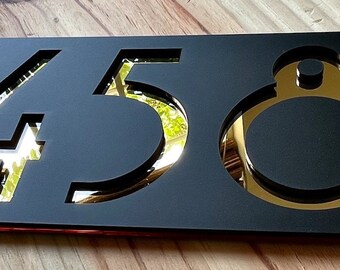 Mid Century Modern Numbers - Etsy