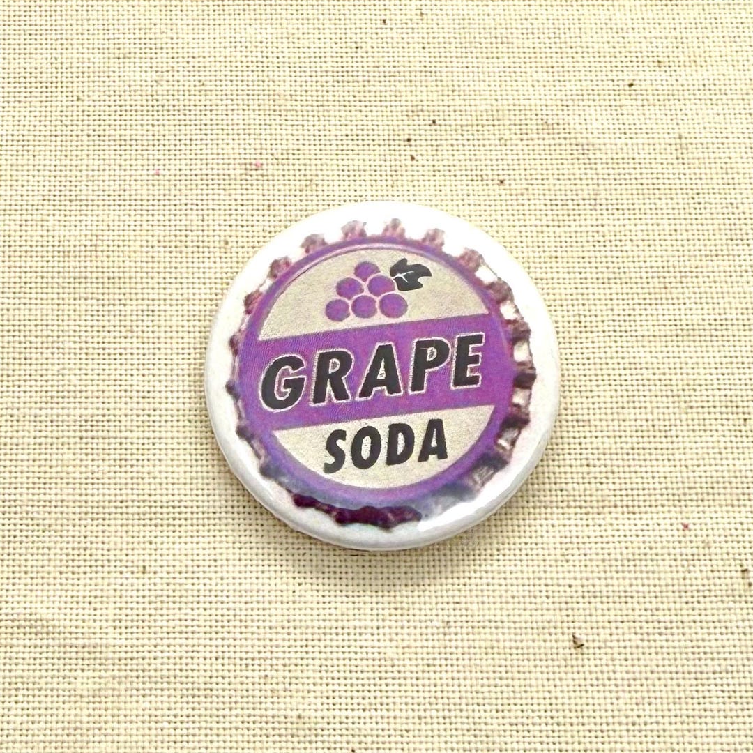 Grape Soda up 25mm Button Pin Badge - Etsy