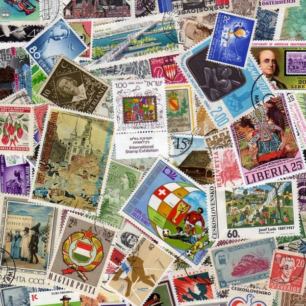 Foreign Stamps - Etsy