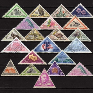 Triangular Stamps, Triangle Stamps, Triangle Postage Stamps, Triangular ...