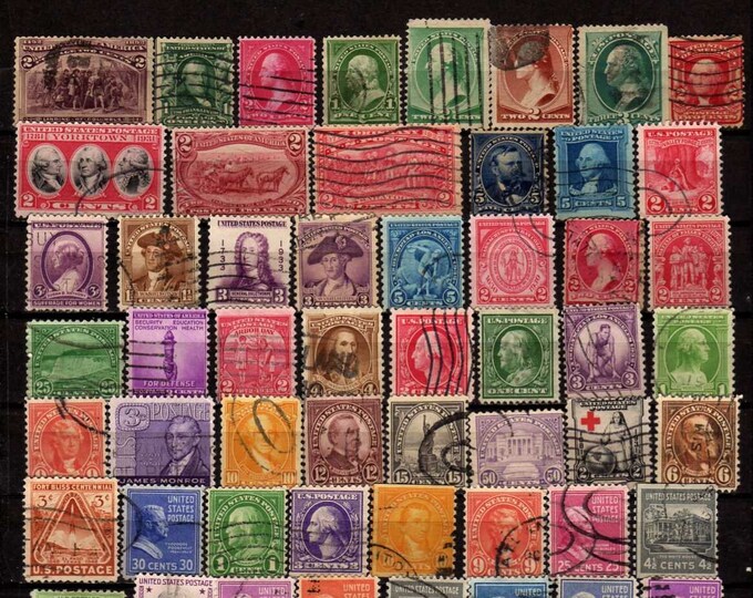 United States Stamp Collection US Stamps United States - Etsy