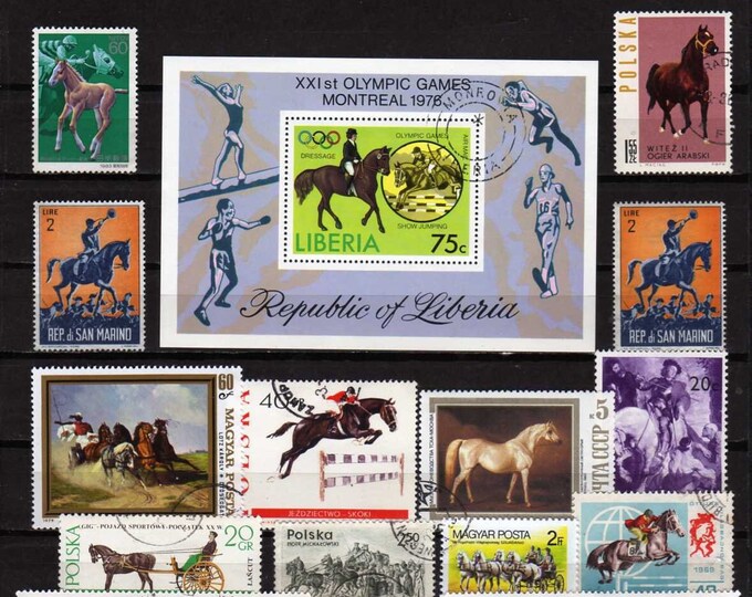 Horse Stamps, Horse Postage Stamps, Horses, Horses Postage Stamps ...