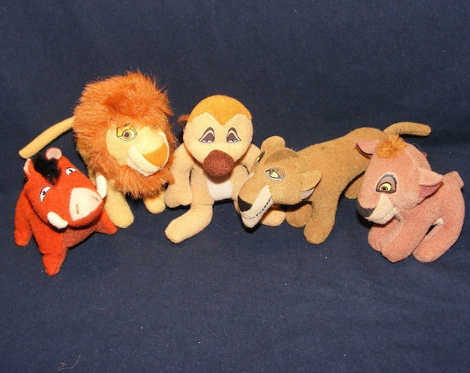 Lot 5 Lion King Dolls, Lion King Toys, Lion King Stuffed Dolls, Lion ...