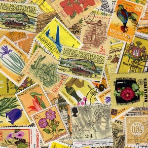 Yellow Stamps, Yellow Postage Stamps, Yellowish Stamps, Shades of ...