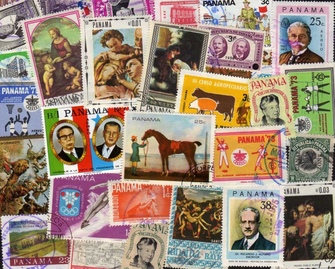 PANAMA Stamps 30 Diff Panama Postage Stamps South American - Etsy
