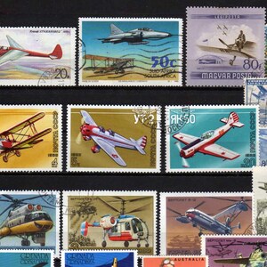 Airplane Stamps, Airplane Postage Stamps, Postage Stamps, Aviation ...