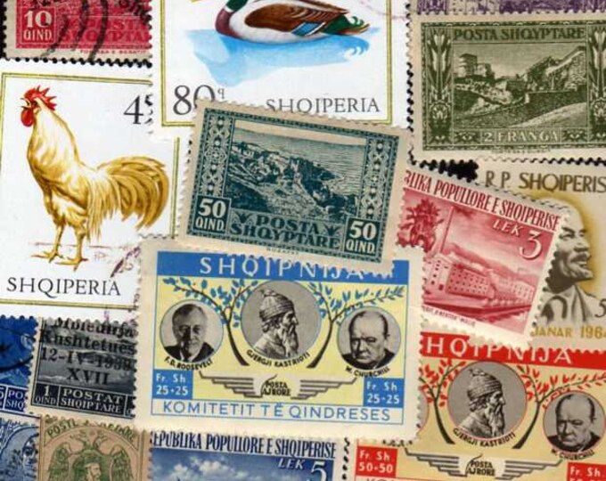 Albania Stamps,15 Diff,albania Postage Stamps,stamps,postage Stamps ...