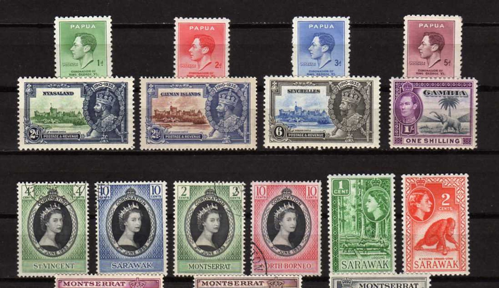 British Colonies King or Queen Stamps Used and Unused - Etsy