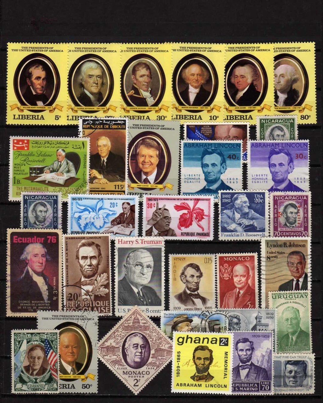 Presidential Stamps, US Presidents on Stamps, Postage Stamps ...