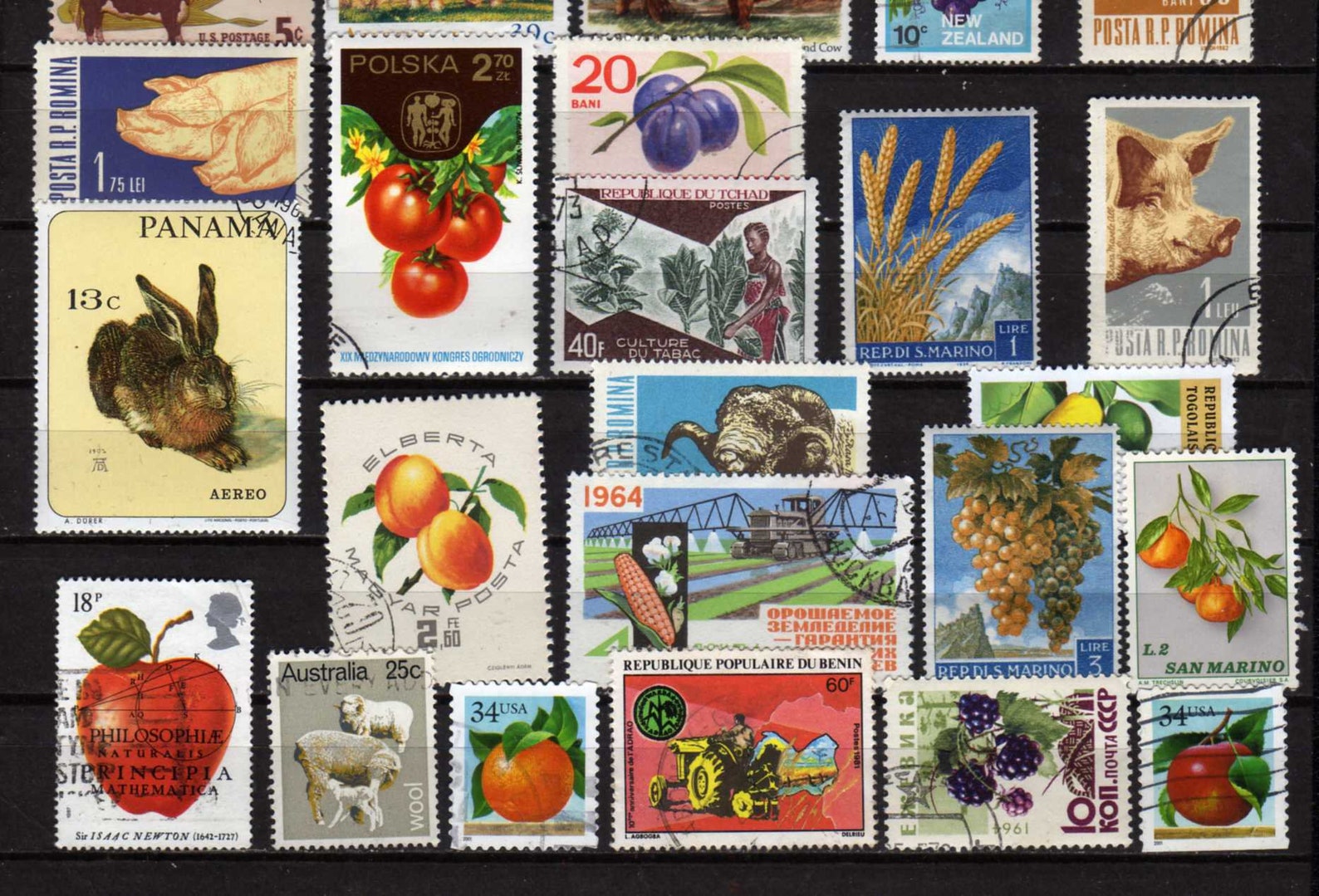 Lot Farming Animal Stamps Animal Postage Stampsstamp - Etsy