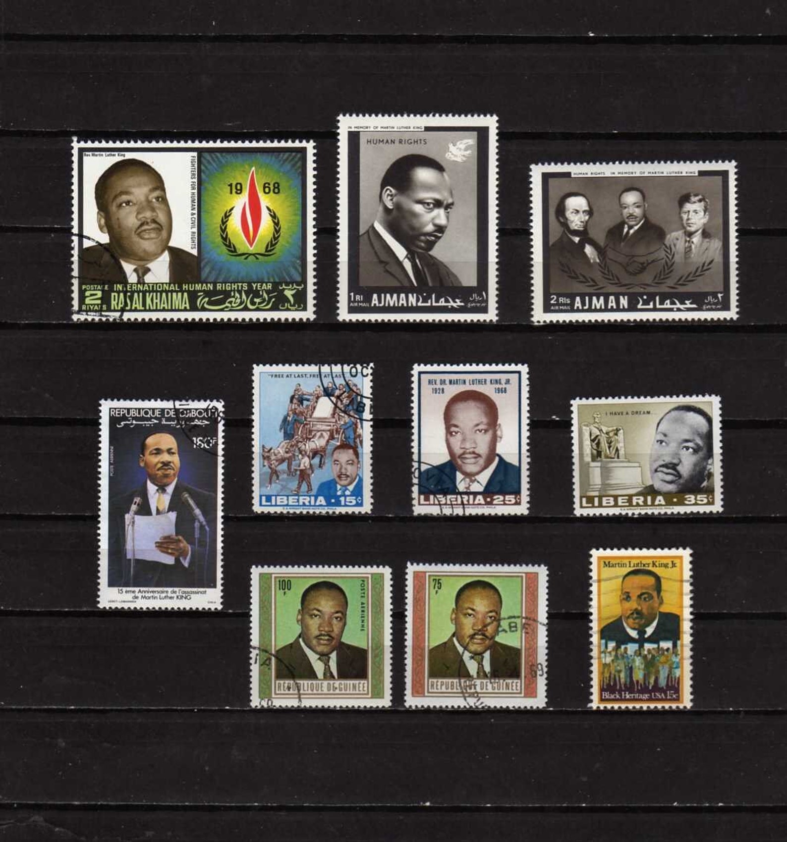 Martin Luther King Jr Stamps, Martin Luther King Jr.postage Stamps ...