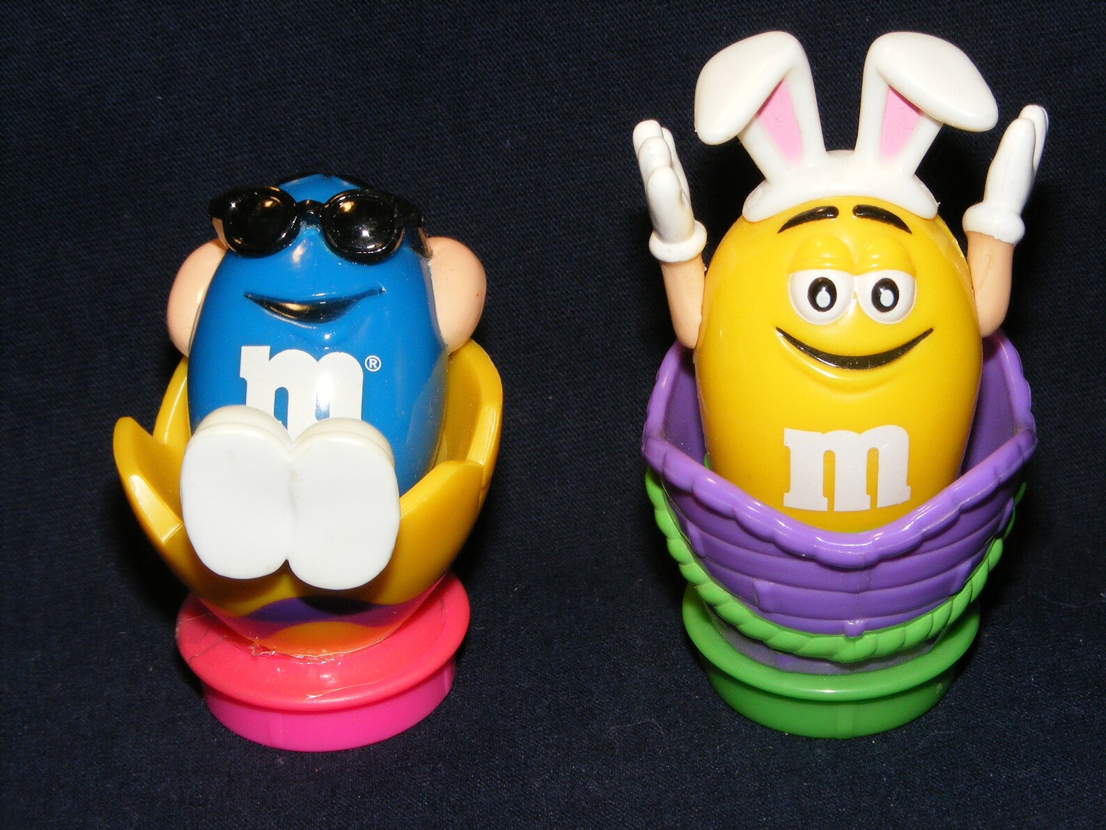 Lot 2 M&M Easter Toys Toppers M and M Toys Candy Toppers M | Etsy