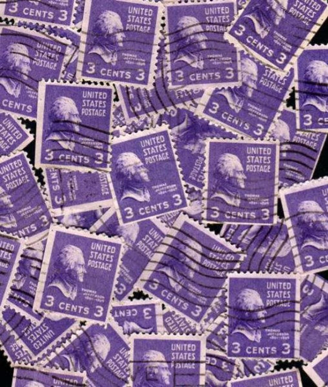 Purple Stamps, Purple Postage Stamps,shades of Purple,president ...