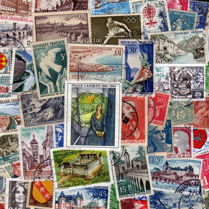 French Stamps - Etsy