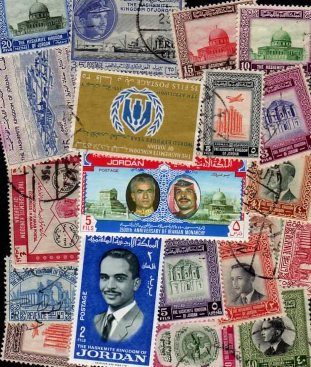Jordan Stamps 20 Diff. Jordan Postage Stamps Jordanian - Etsy Ireland