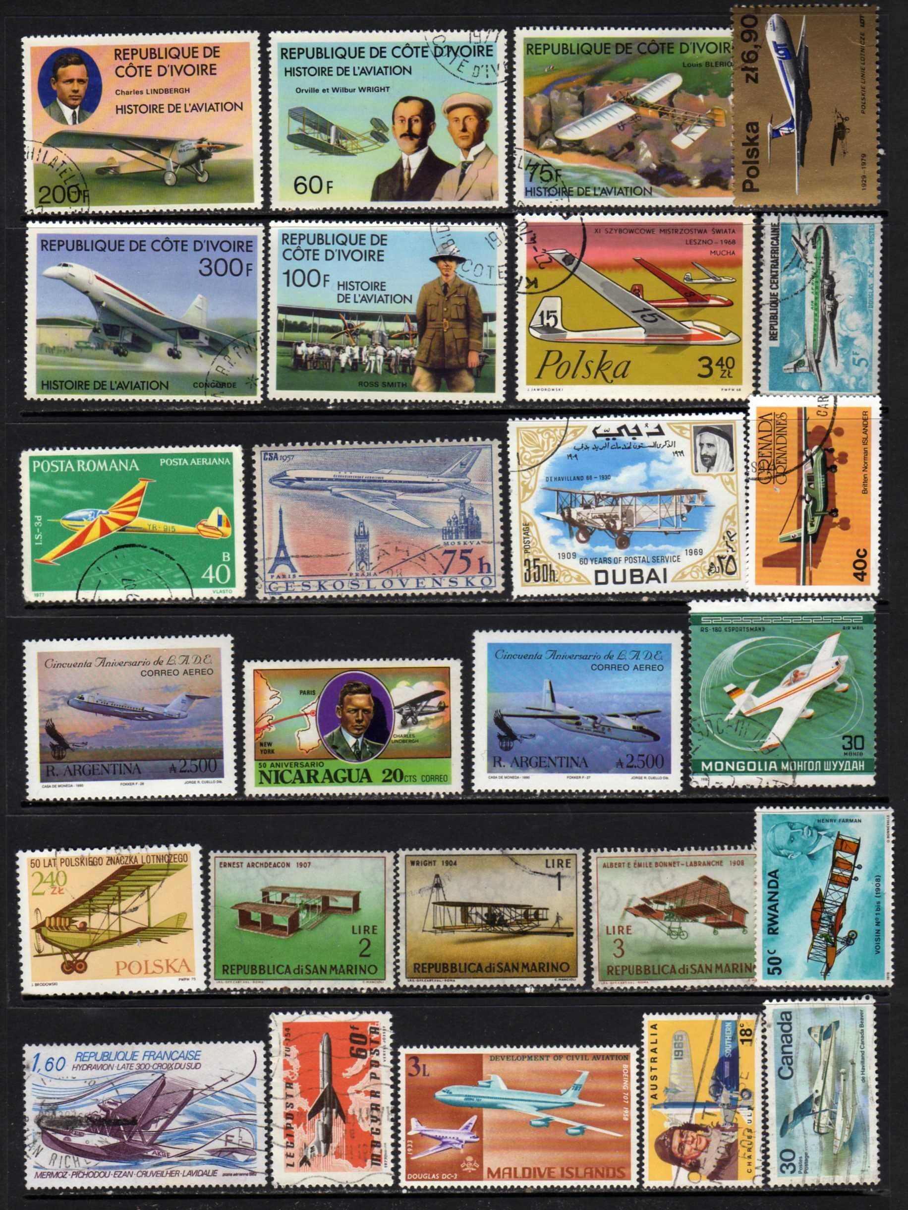 Airplane Stamps Airplane Postage Stamps Postage Stamps | Etsy