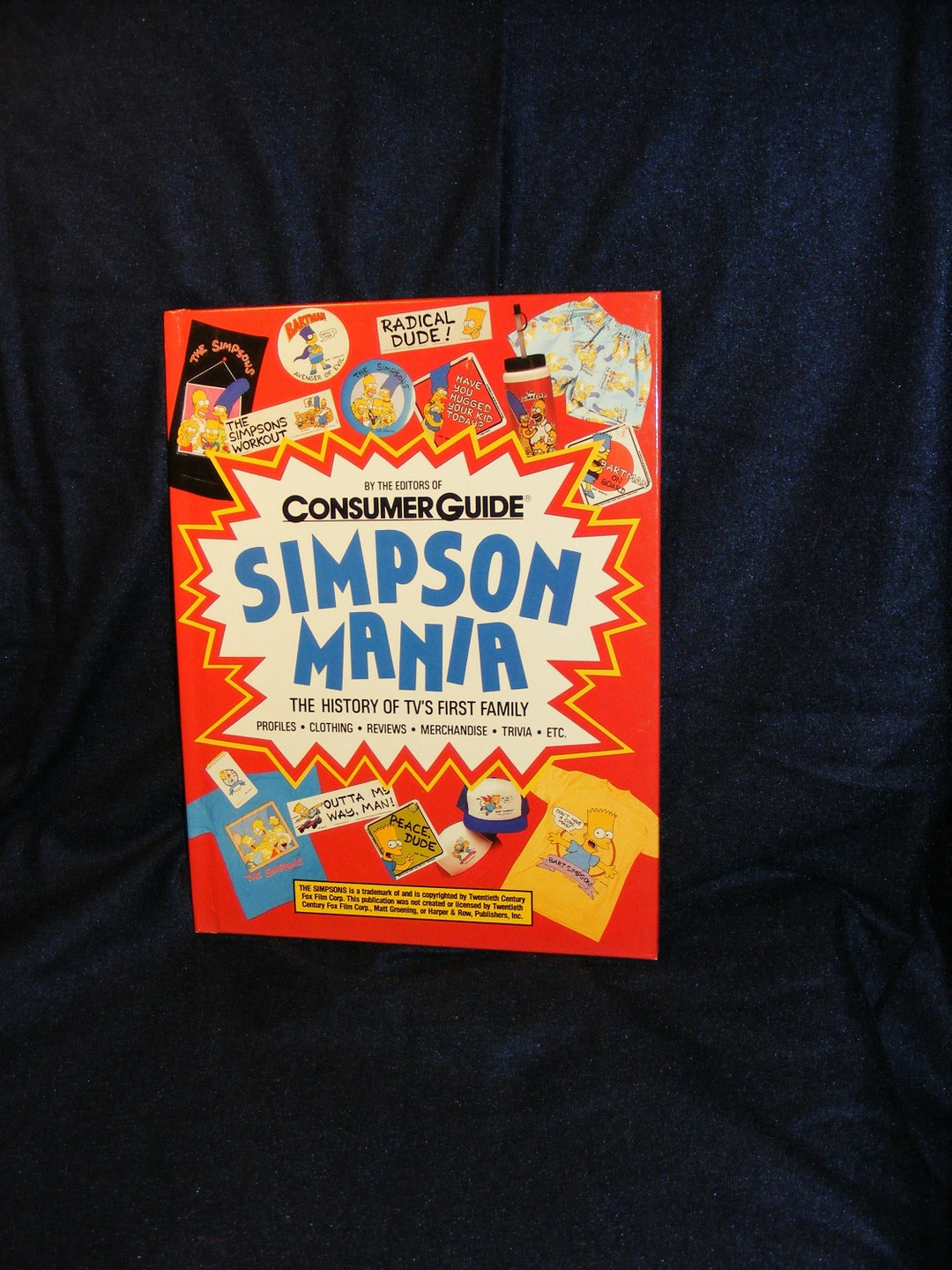 Simpsons Mania Book, History of Simpsons First Family, Dale & Tritsch ...