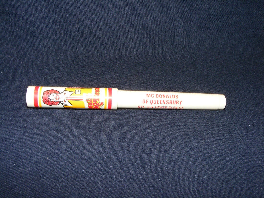 Ronald Mcdonald's Pen Rare Advertising Pen From - Etsy
