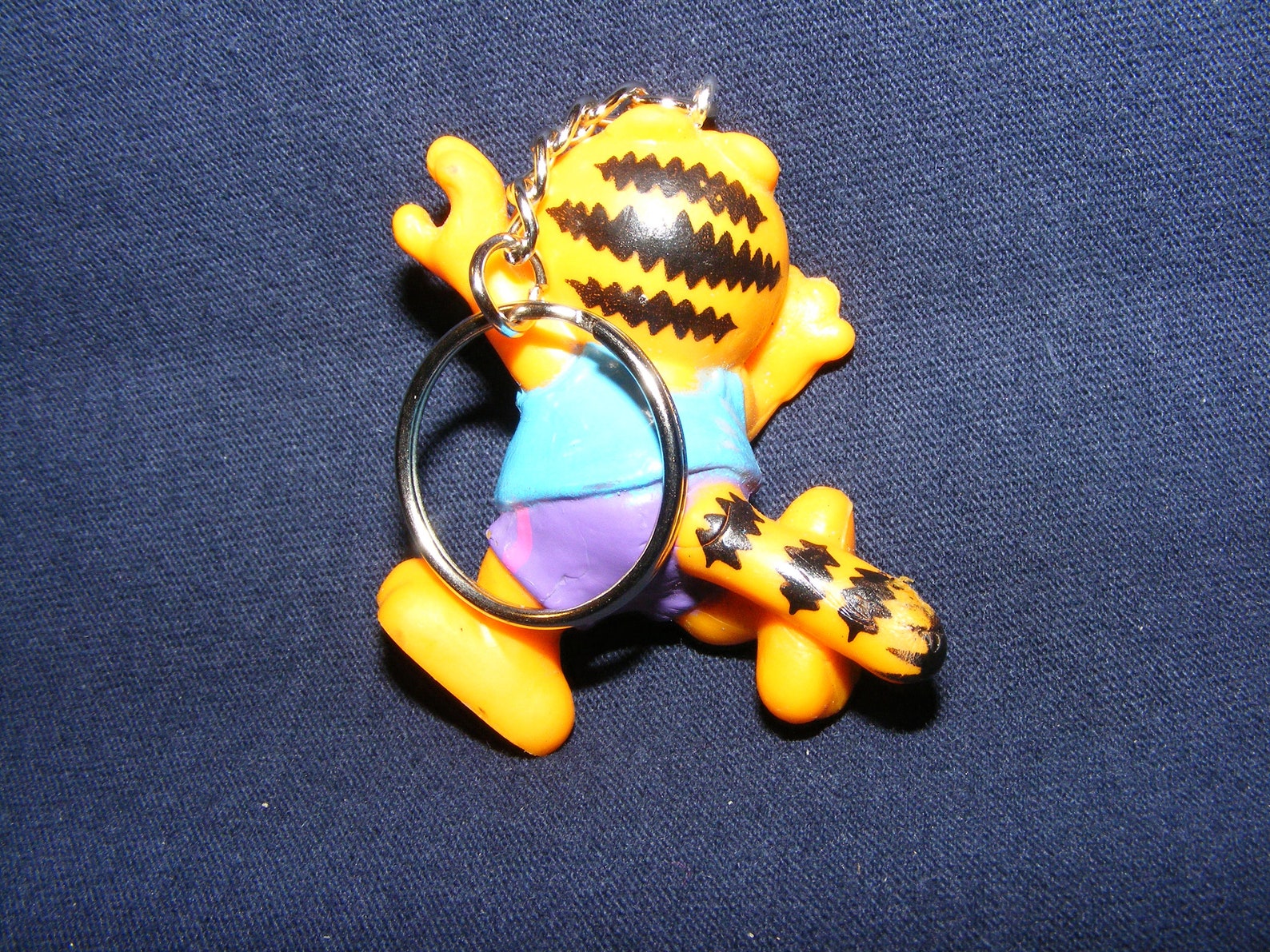 Garfield Keychain, Garfied, Minor Wear, Cartoon Keychain, Garfield ...