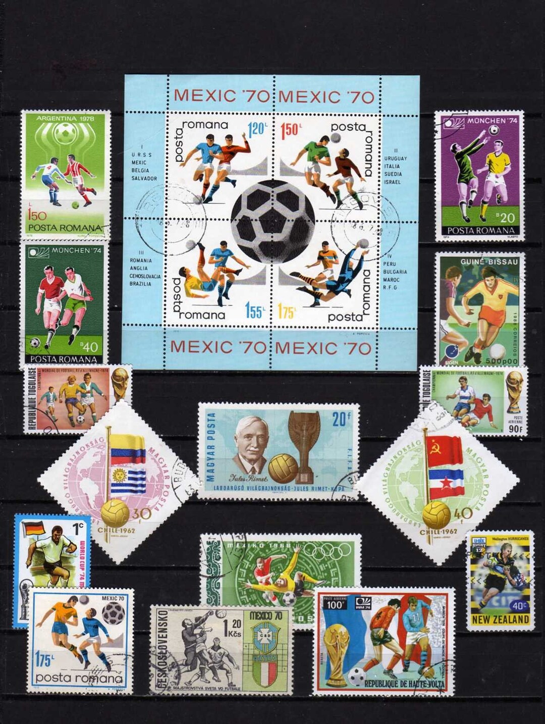 Soccer Stamps, Soccer Postage Stamps, Soccer Stamp Collection, Postage ...