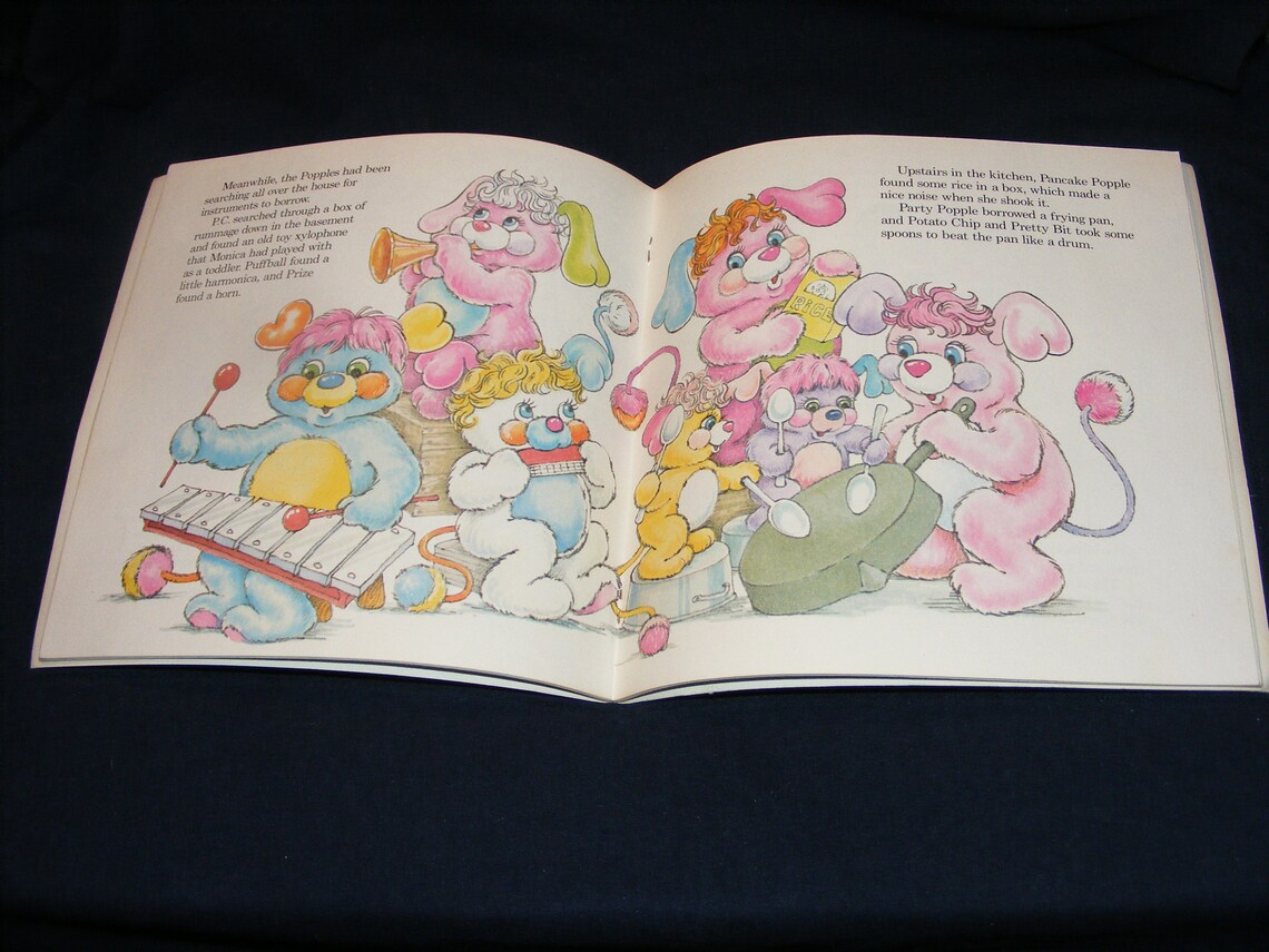 Popples Book, Popples Pajama Party Book, Gail George, 1986, Random ...