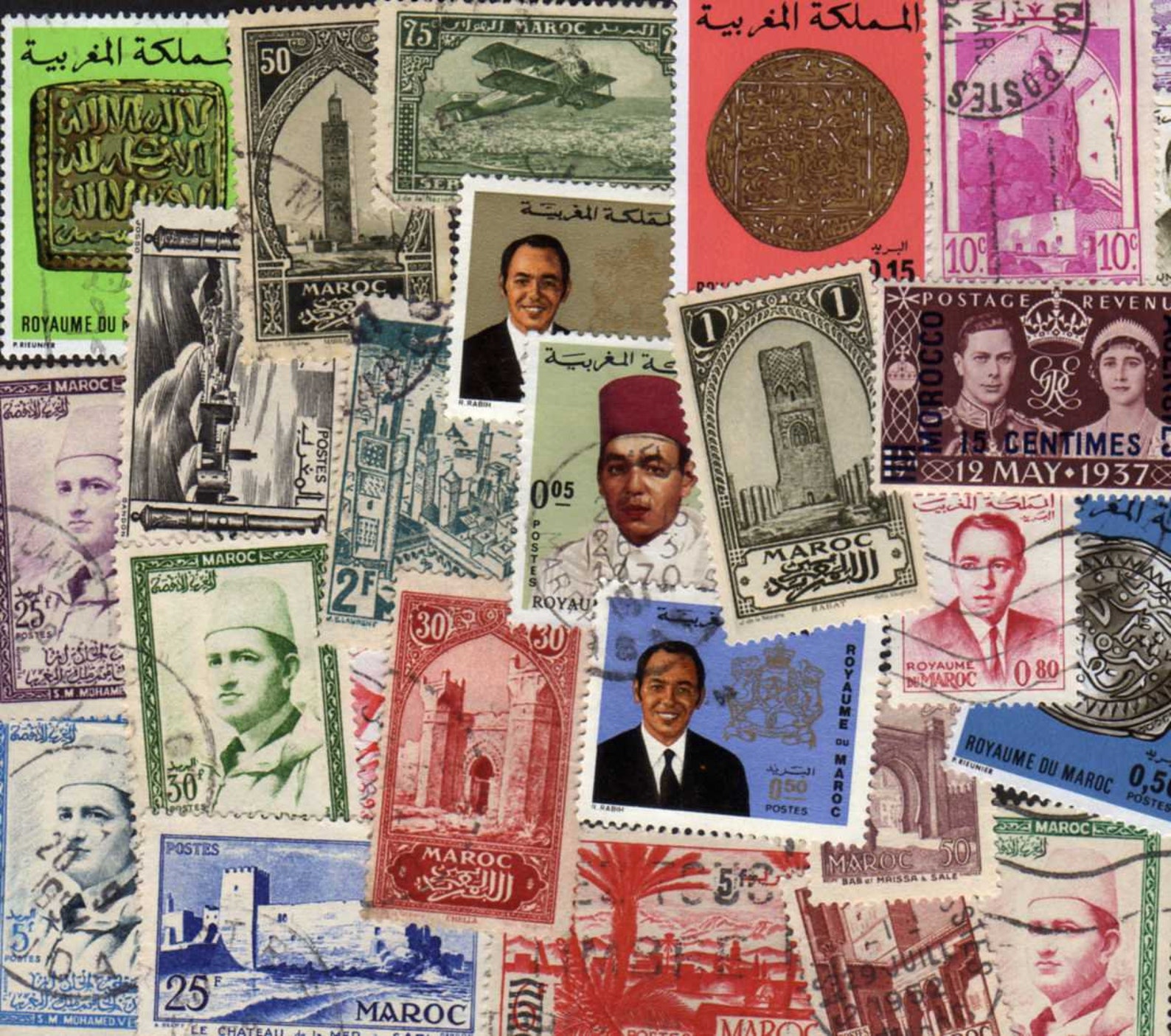 Lot 25 Diff. Morocco Stamps Maroc Morocco Postage Stamps - Etsy