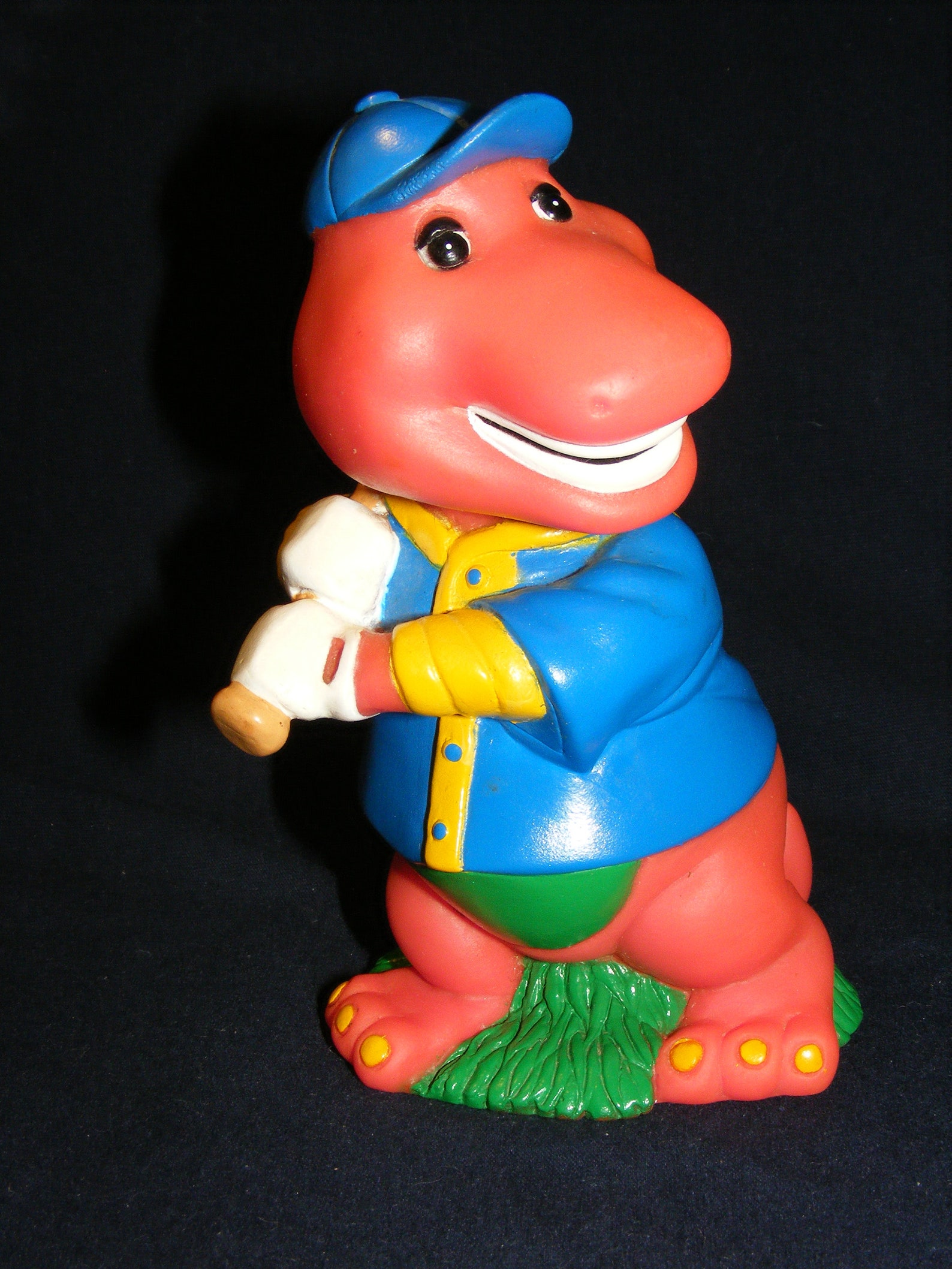 Barney Bank Barney Figure Barney Baseball Player Bank - Etsy