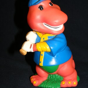 Barney Bank, Barney Figure, Barney, Baseball Player Bank, Barney Toy ...