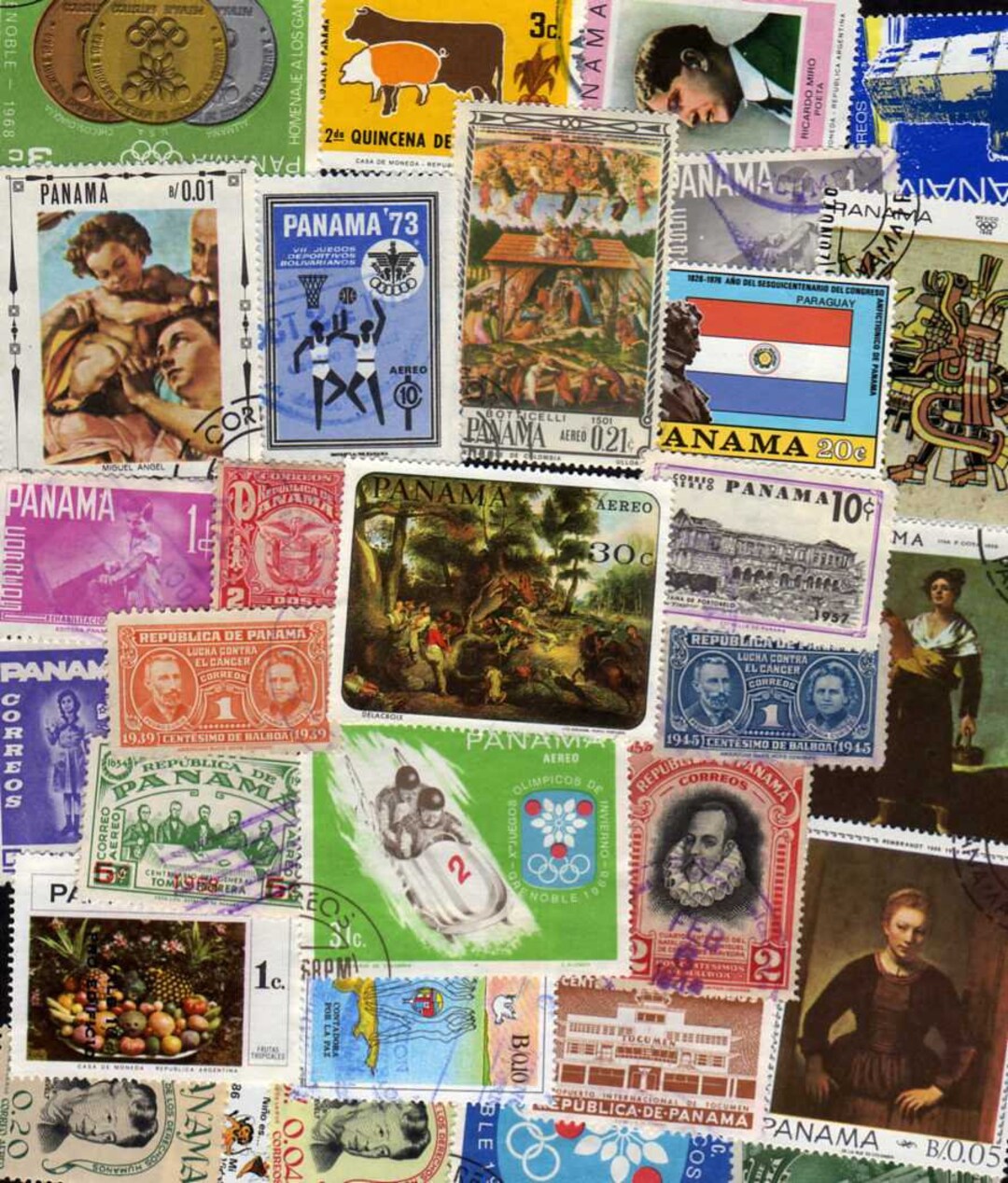 PANAMA Stamps, 30 Diff, Panama Postage Stamps, South American Stamps ...