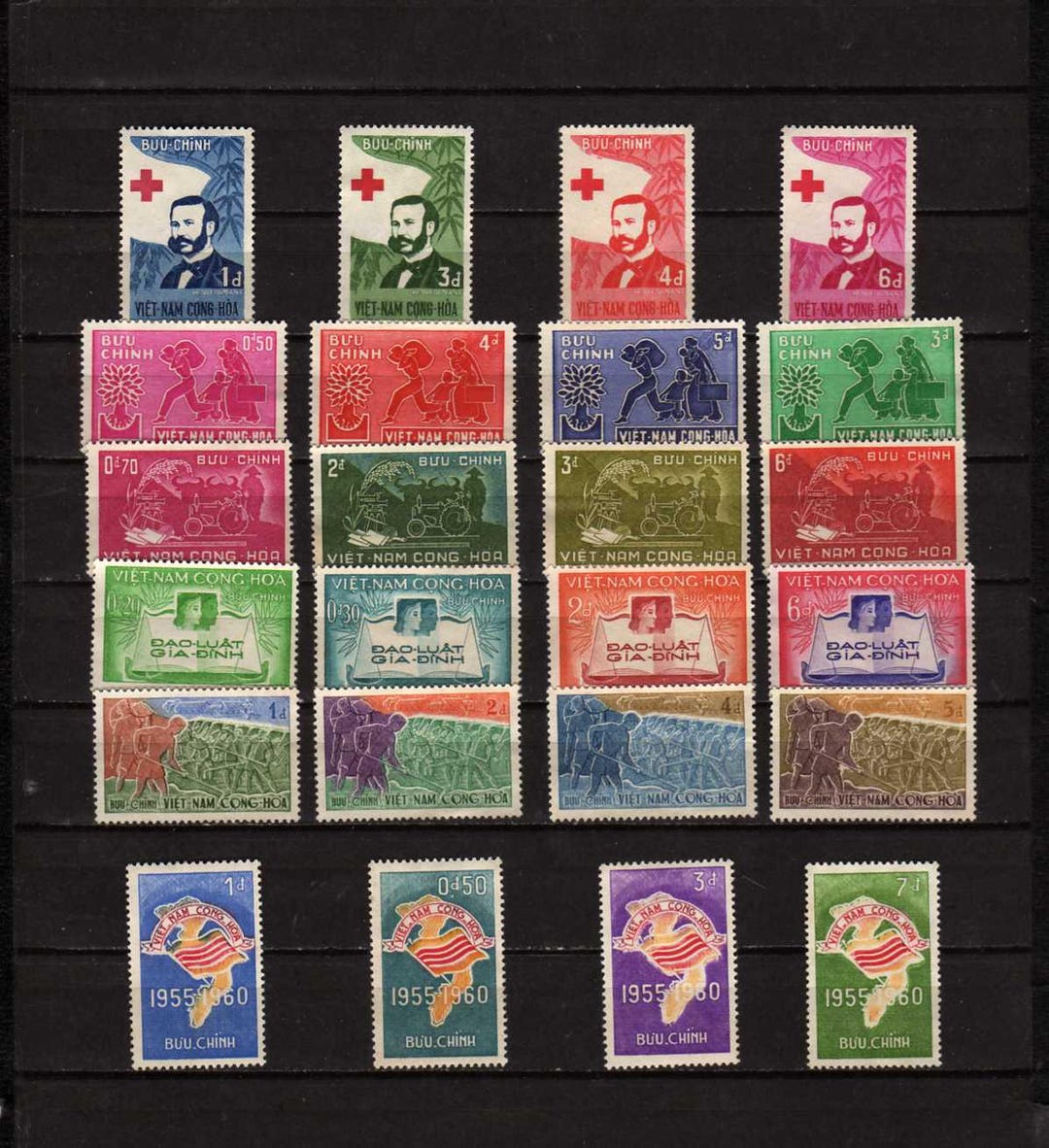 Vietnam Stamps, Older Complet Sets, Uncancelled Without Gum Vietnam ...