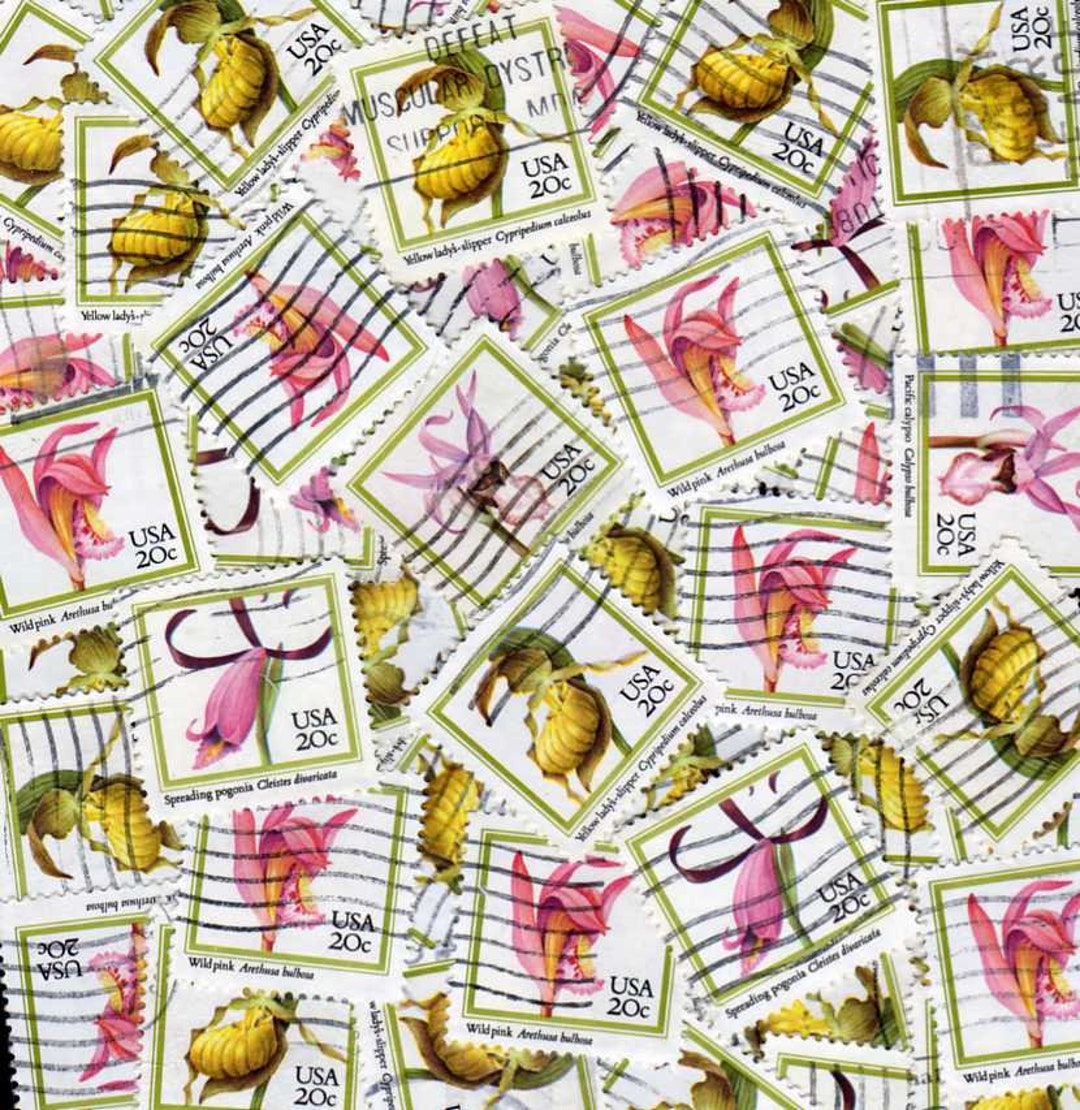 Flower Stamps, 50, Flower Postage Stamps, ,floral Stamps, Floral ...